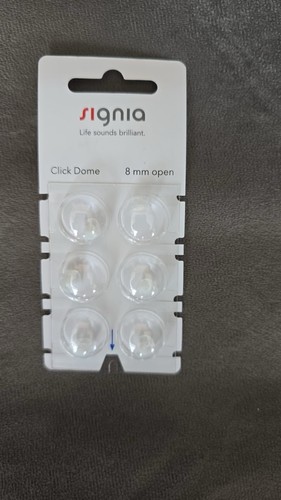 Signia Connexx 8MM Open Click Domes / Rexton (6 domes) NEW. Formerly ...