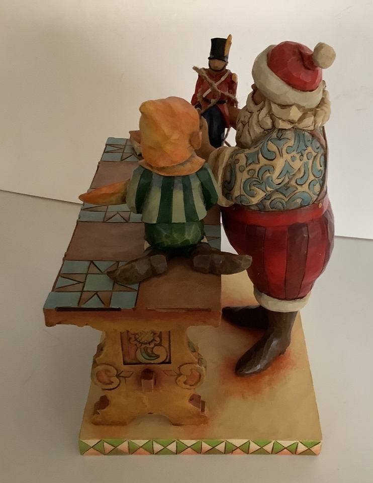 Jim Shore Heartwood Creek Santa's Workshop Christmas Set of 4 ...