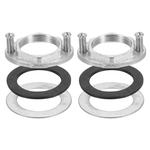 2Sets Female Thread Hex Lock Nut M32 x 1.5 Stainless Steel 304 (Oval ...