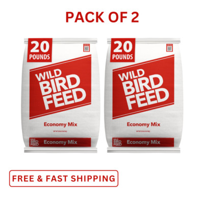 Economy Mix Wild Bird Feed, Value Bird Seed Blend, Dry, 20 lb. Bag 2 ...