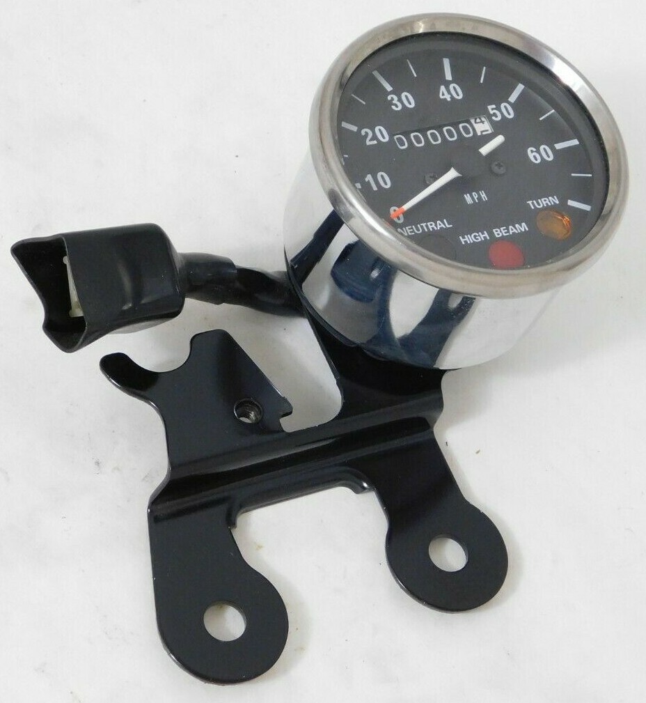 1 NOS 1976-1981 Kawasaki KM100 KM 100 Speedo Speedometer Assembly OEM ...
