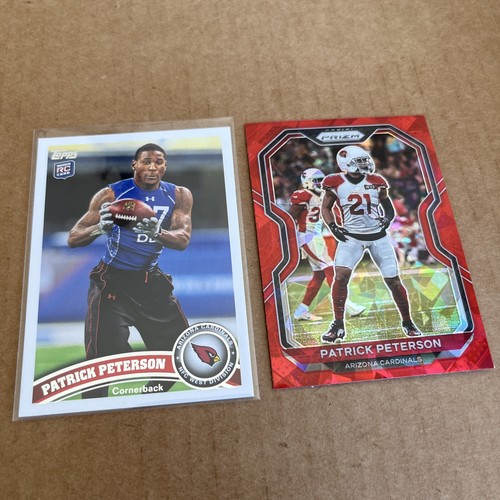 PATRICK PETERSON 2011 Topps RC ROOKIE #267 & Prizm RED CRACKED ICE #270 ...