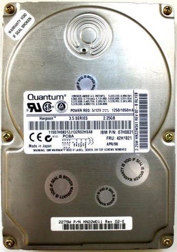 IBM SCSI 2.25gb Disque Dur 07h0831, 42h1821, hn22w341, | eBay