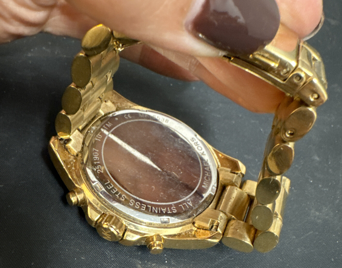 Michael Kors Bradshaw Pavé Mk6538 Gold Bedazzled Watch | eBay