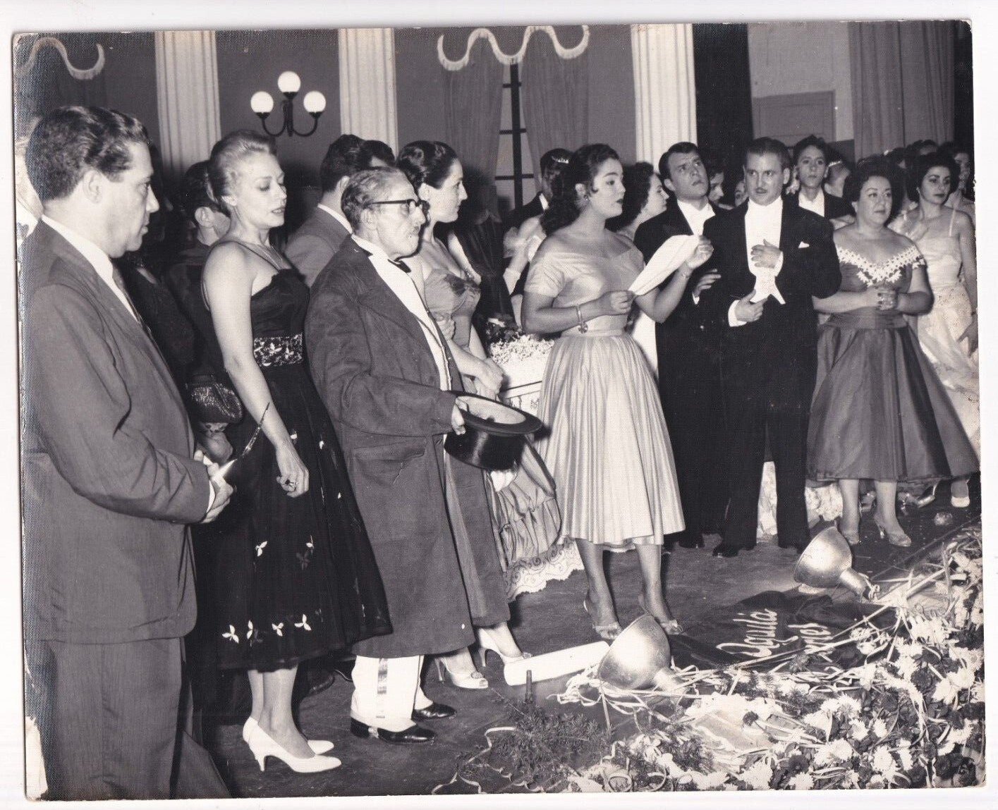 CUBAN COMEDIAN TV & THEATER ACTORS GALA NIGHT CUBA 1950s VINTAGE Photo ...