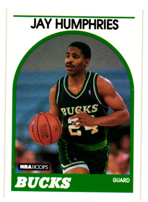 1989-90 NBA Hoops Basketball Card #298 Jay Humphries Milwaukee Bucks | eBay