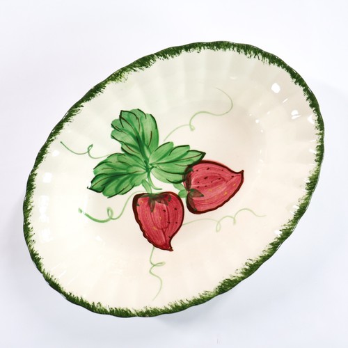 Vtg Blue Ridge Southern Potteries Wild Strawberry Oval Vegetable ...