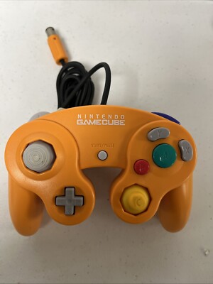 Official OEM Nintendo GameCube Controller Spice Orange DOL-003 Tested ...