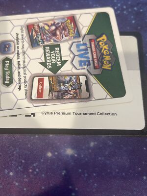 CYRUS Premium Tournament Collection Pokemon TCG Live Online Code Card ...