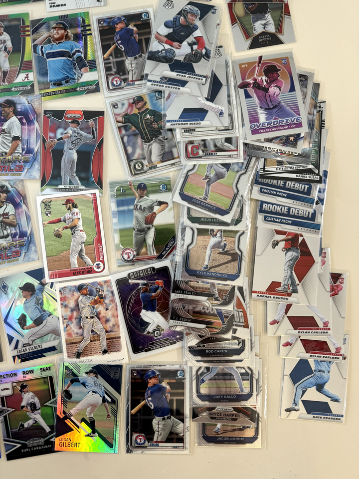 HUGE LOT of Baseball Auto relic SP, SSP Topps Bowman PSA graded 80 ...
