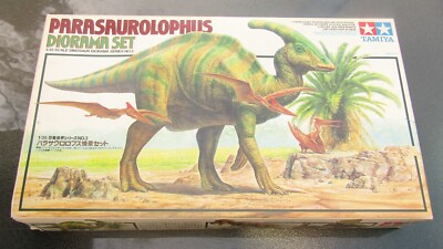 1993 TAMIYA Parasaurolophus Diorama Set #60103 1/35th Scale Model Kit ...