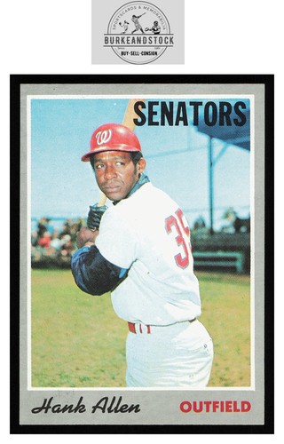 1970 Topps #14 Hank Allen NM *BurkeSCards* FPS1125 | eBay