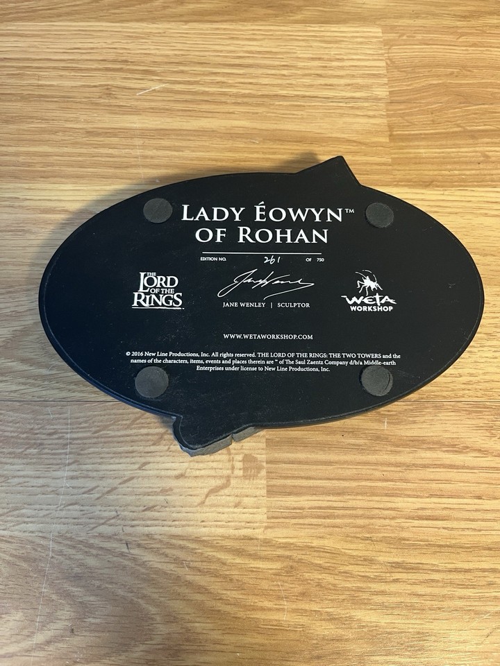 Weta Lady Eowyn of Rohan 1/6 Scale Statue The Lord of The Rings LOTR | eBay