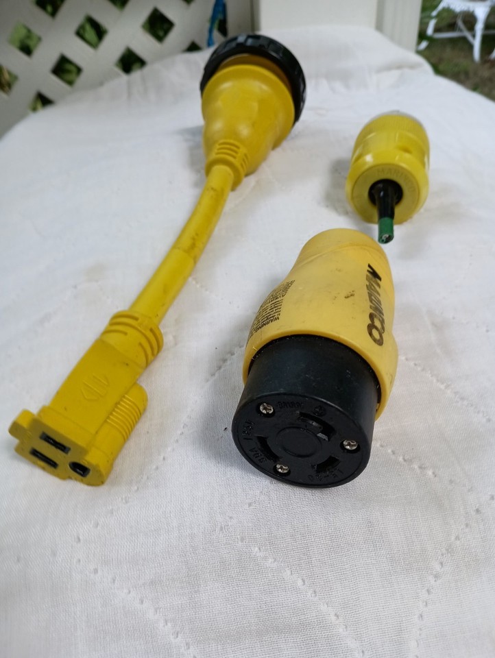 Marinco/Nema Power Cord Adapters 3 Pcs | eBay