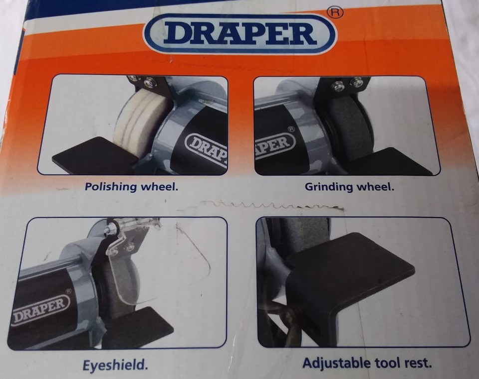 DRAPER Mini Bench Grinder / Polisher / Multi Tool - Model Jewellery ...