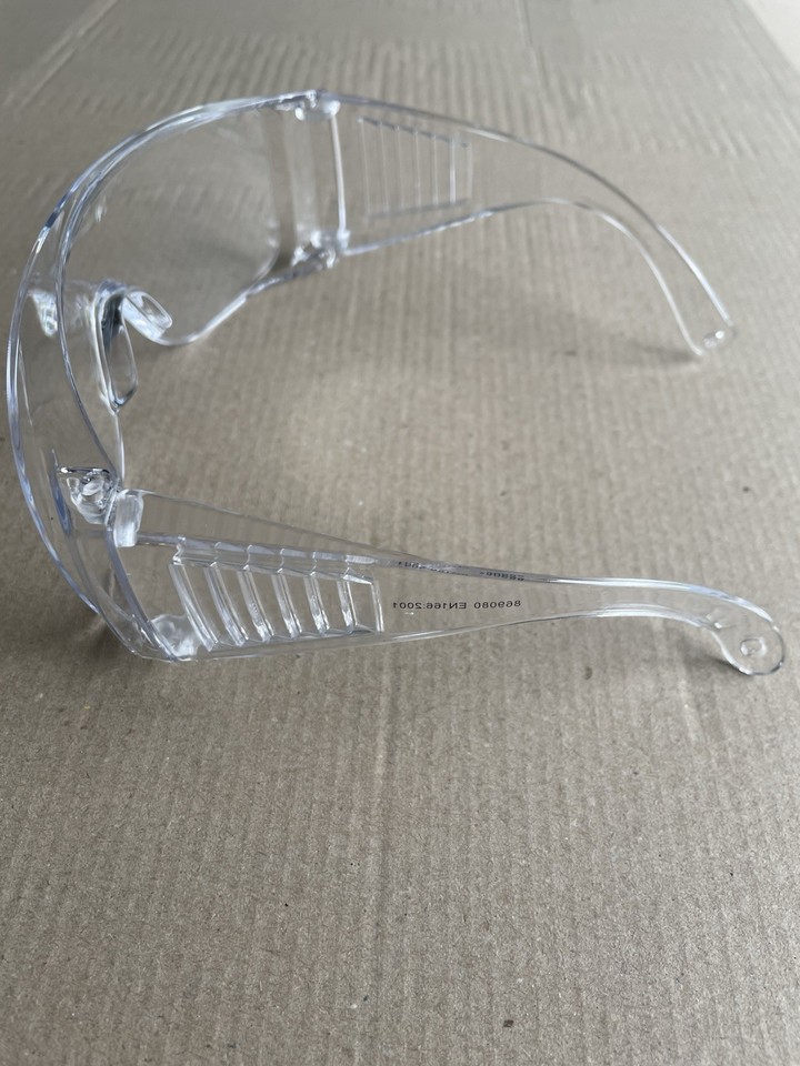 48 x Clear Safety Glasses Anti-Fog Anti-Scratch Eye Protection ...