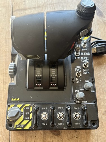 Saitek X-55 Rhino HOTAS Throttle + Custom Plates. | eBay