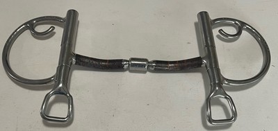 Myler Horse Bit 5” Mouth Sweet Iron Copper Mouth, Swivel Cheek Hooks | eBay