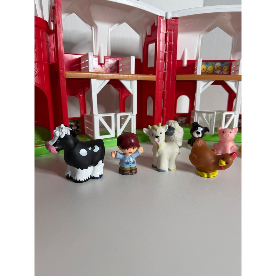 Fisher Price Little People Playset Barn and Animals SOUND WORKS | eBay