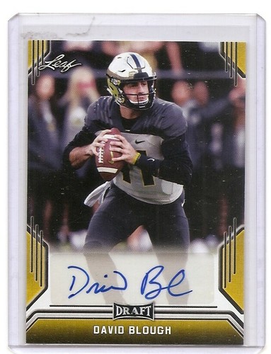 2019 Leaf Draft David Blough Gold Auto Card #BA-DB3 | eBay