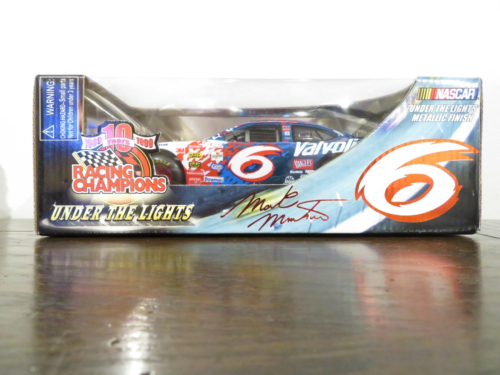 "UNDER THE LIGHTS" METALLIC FINISH MARK MARTIN #6 1/24 SCALE LIMITED ...
