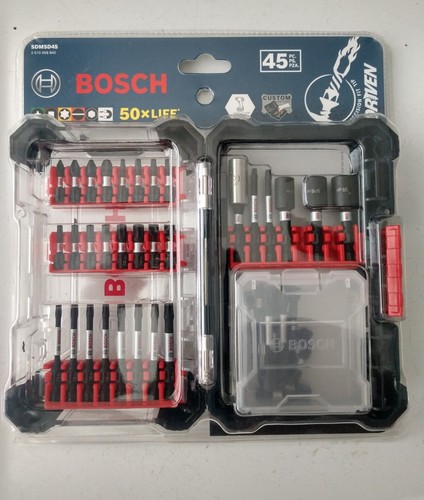 Bosch Driven Impact Driver Bit 45 Bit Set SDMSD45 | eBay