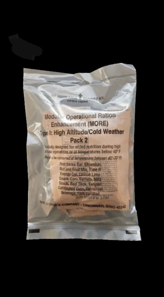 Modular Operational Ration Enhancement [MORE] Rations - Type I ...