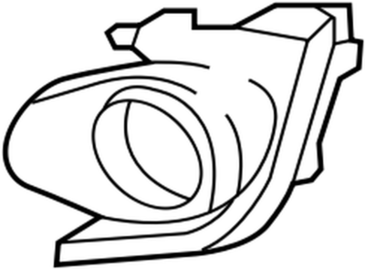 6402A277 Mitsubishi Garnish,fr bumper,lh 6402A277, New Genuine OEM Part ...