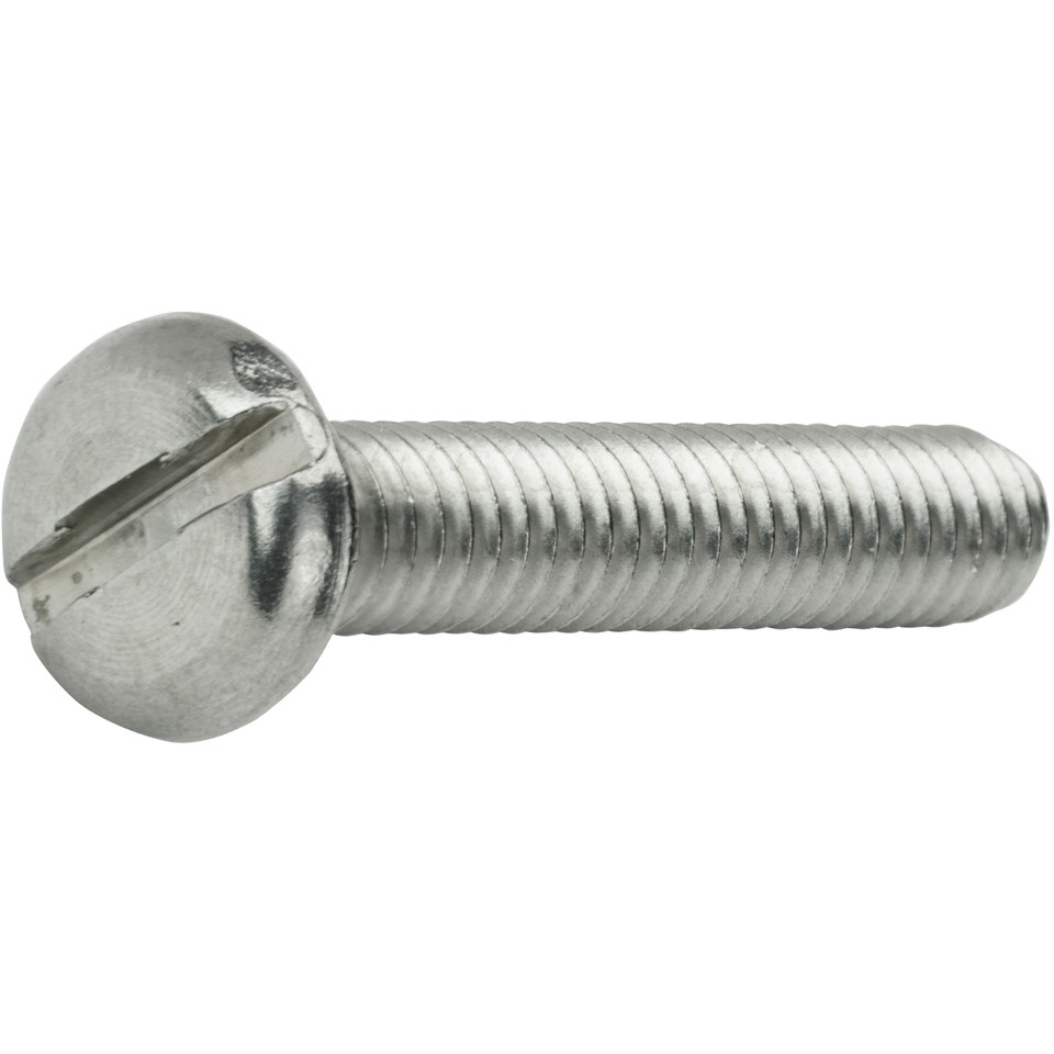 8-32 Pan Head Machine Screws Slotted Drive Stainless Steel All Sizes ...