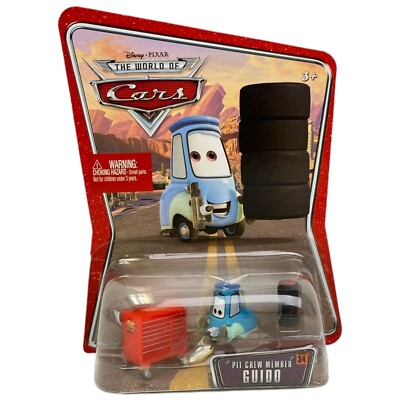 Disney Pixar The World Of Cars Pit Crew Member Guido #34 Mattel New | eBay