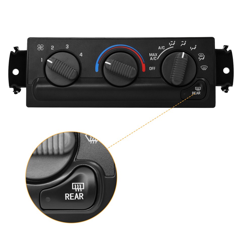 599261 A/C Heater Climate Control Switch For 98-2005 Chevy Blazer S10 ...
