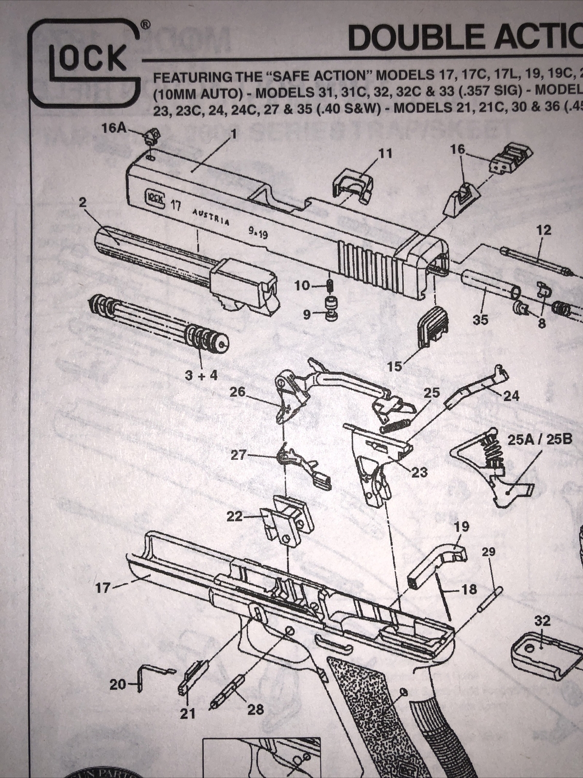 Glock Diagram