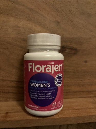 Florajen Complete Triple Action Probiotic Prebiotic & Postbiotic 45 Cap ...