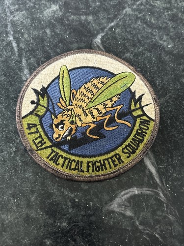 USAF 47th TFS TACTICAL FIGHTER SQUADRON PATCH 70s 80s Rare Vtg 4” | eBay