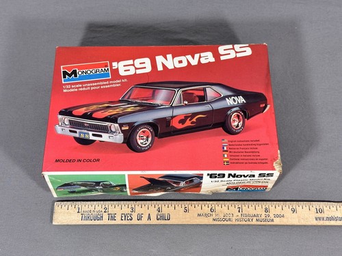 '69 Chevy NOVA SS Monogram Car Model Kit *BOX ONLY* 1:32 Scale ...