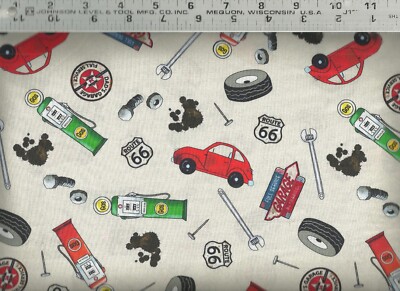 Quilting Treasures ~ Mister Mechanic Garage Cars ~ 100% Cotton Quilt ...