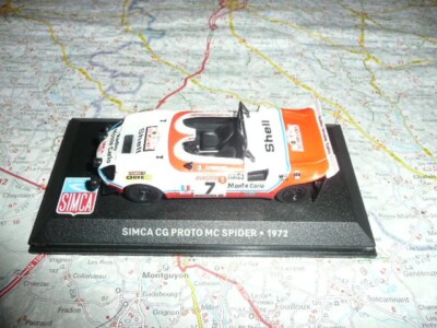 SIMCA CG Proto Spider n°7 Tour de Corse 1972 Serie SIMCA Altaya IXO 1/ ...