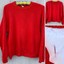 vintage raglan sweatshirt long sleeve quite worn red size L | eBay