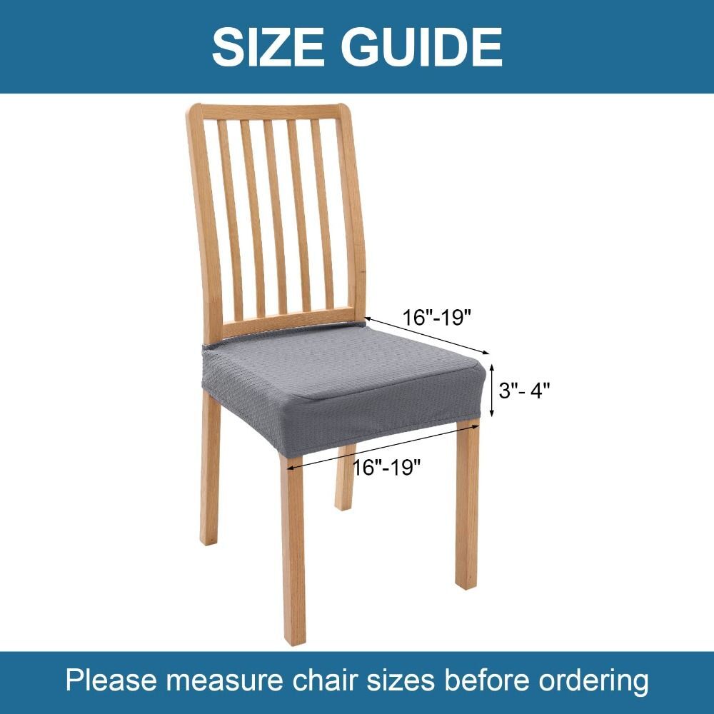 4Pcs Anti-Dust Chair Covers Removable Chair Protector Dining Room | eBay