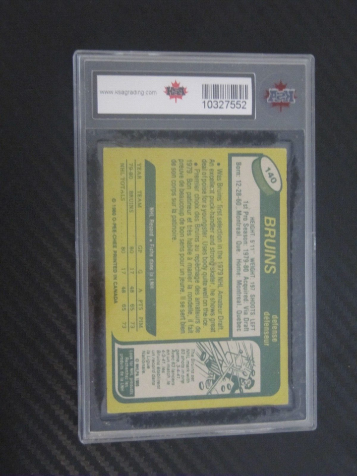 1980/81 OPC #140 Ray Bourque Rookie. KSA 7 | eBay