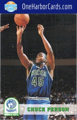 1993 Hoops Minnesota Timberwolves Basketball Card #132 Chuck Person | eBay