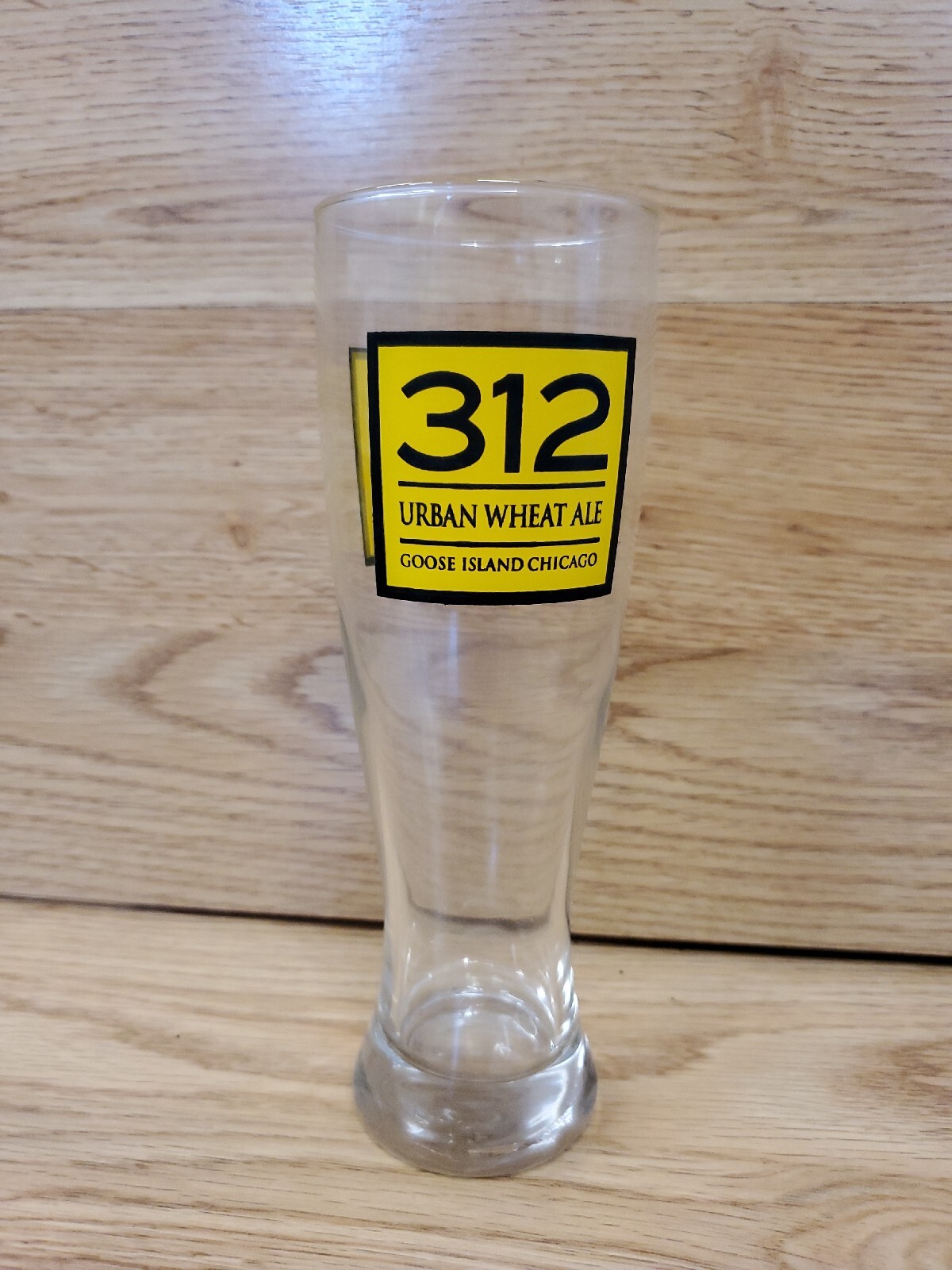 Goose Island 312 Urban Wheat Ale Tall Draft Beer Glass Craft Brew 8.5 ...