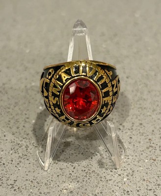 Superman Smallville red Kryptonite Class ring prop replica Tom Welling Clark | eBay