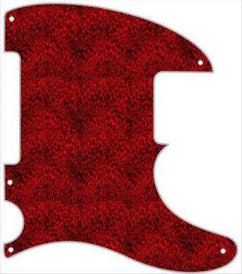 Pickguard to fit Fender Telecaster Guitar 5 Hole ESQUIRE Leopard Print ...