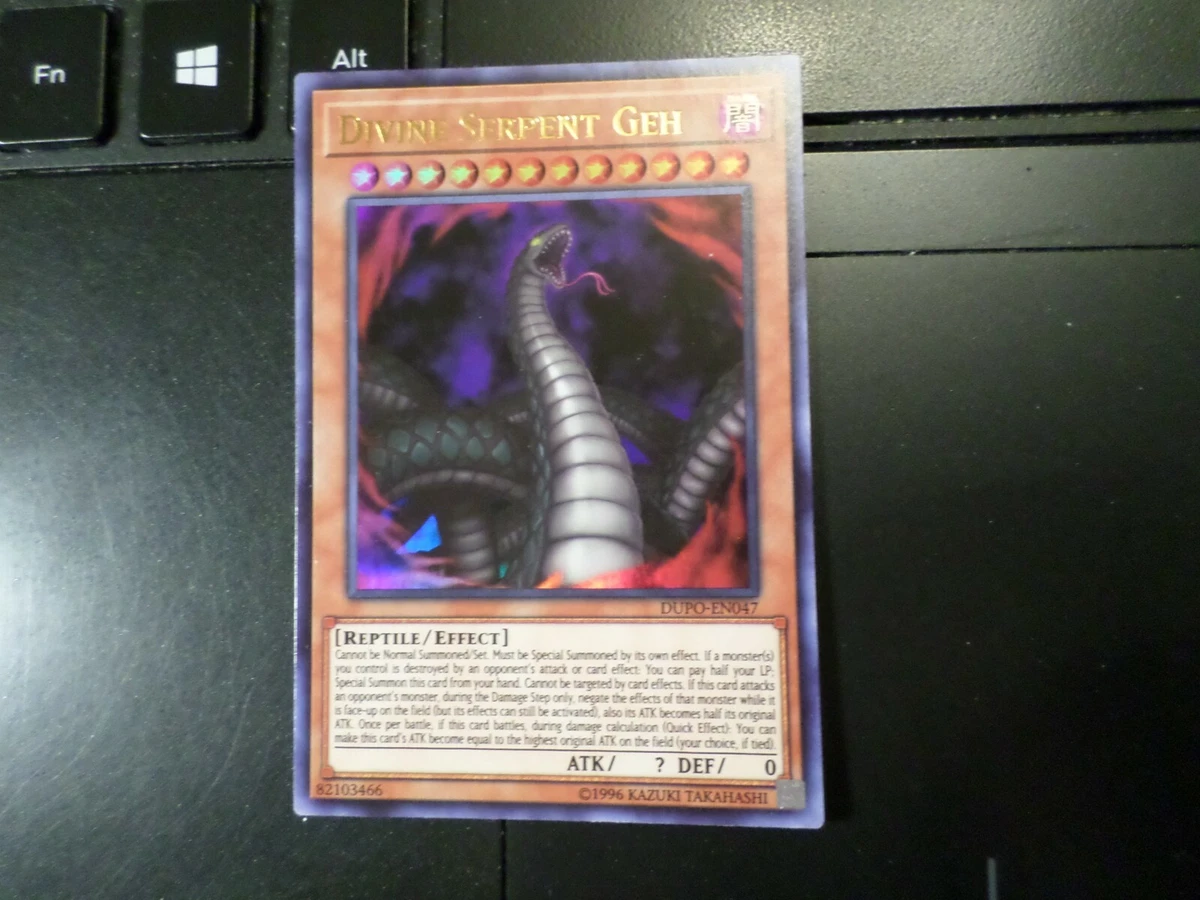 Yugioh Divine Serpent Ebay