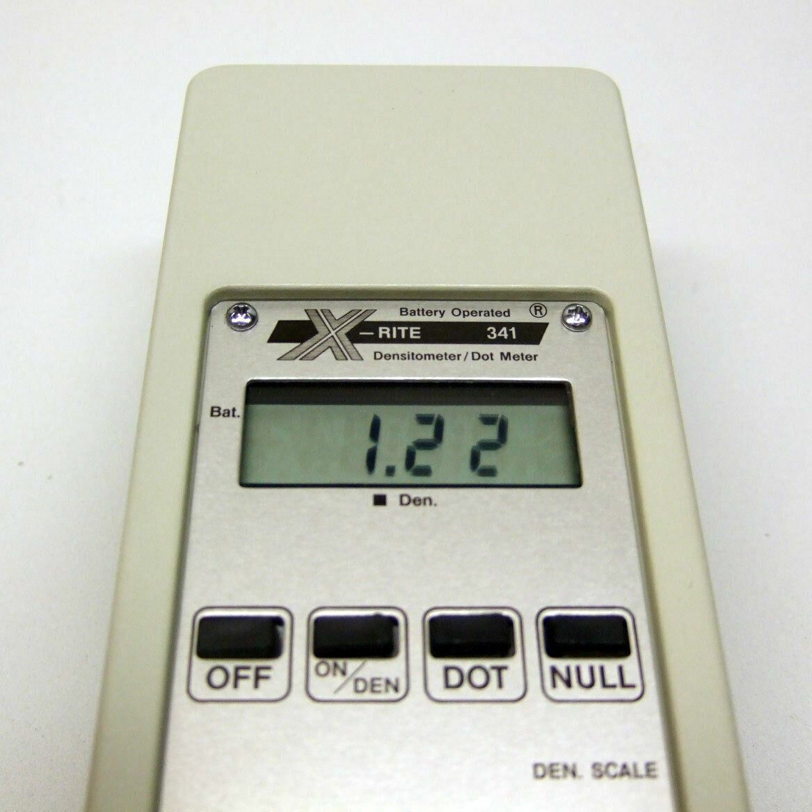 X-Rite 341 Battery Operated B/W Transmission Densitometer Excellent ...