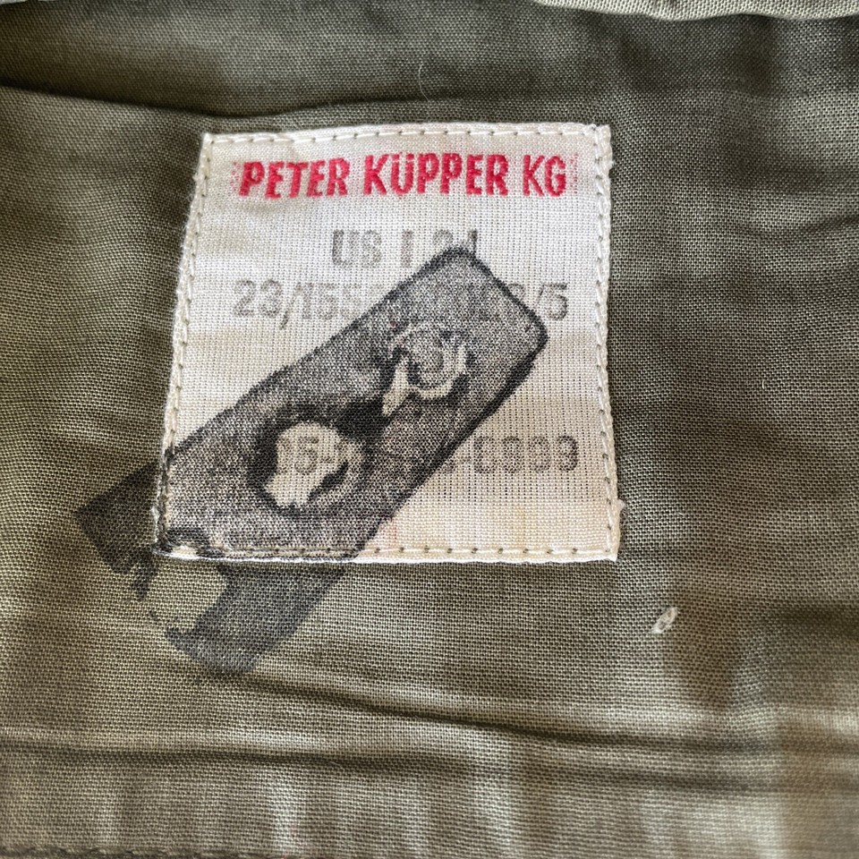 West GERMAN HEER ARMY M34 1960’s WOOL OVERSEAS FIELD CAP HAT Cutter ...