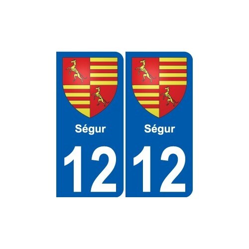 12 Ségur blason autocollant plaque stickers ville | eBay
