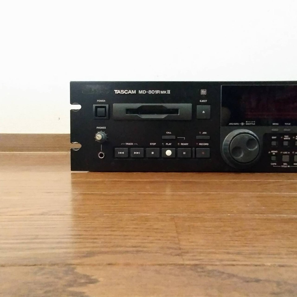 TASCAM MD-801R Mini Disk Recorder Rackmount Confirmed Operation Free ...