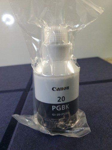 Canon 20 PGBK GI-20 Pigment Black Ink Bottles | eBay